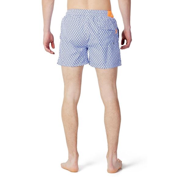 Suns | Swim | Suns Geometric Pattern Light Blue Swimwear With Laces ...